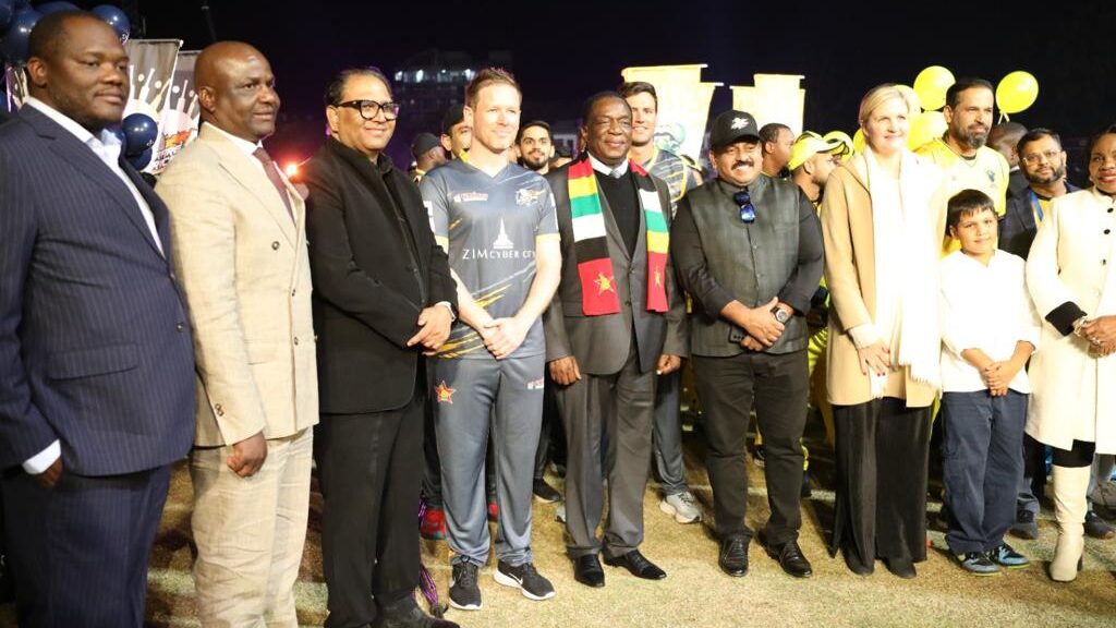 President Mnangagwa Launches the Much Awaited Zim Afro T10 - ZiMetro News